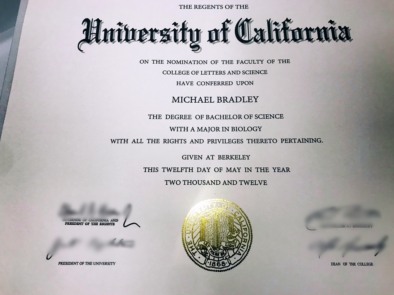 College Diploma - Novelty Works Degrees